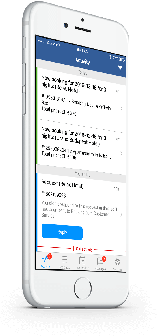 Booking.com partner app download