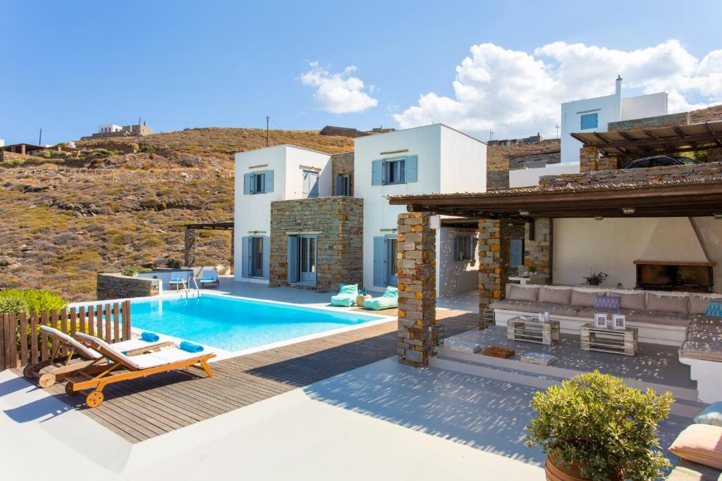 175sq Meter Steinvilla Mit Pool Und Meerblick Zu Vermieten - Kea