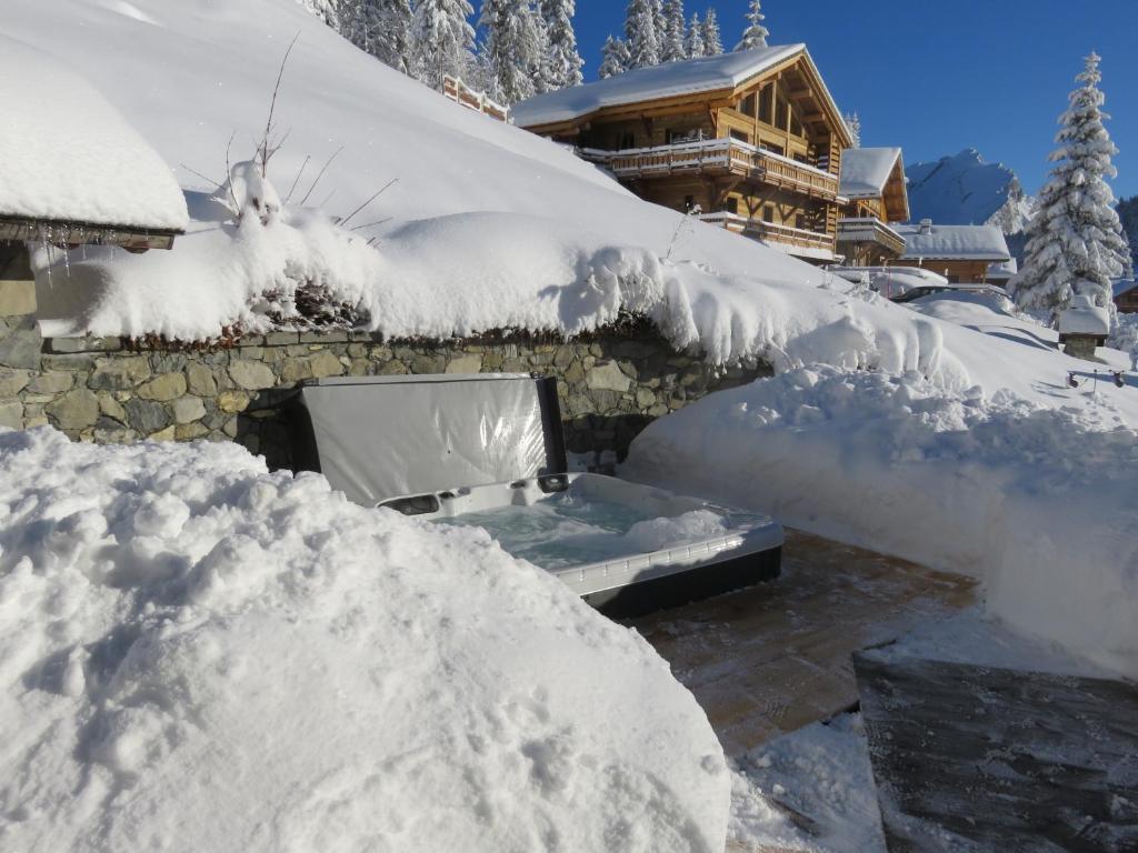 Chalet-spa Sur Les Pistes 16 Personnes - Manigod