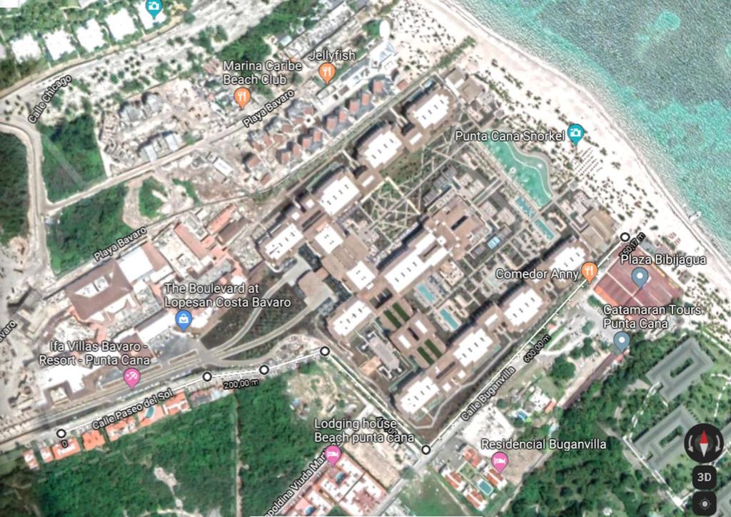Mapa Del Resort Iberostar Bavaro
