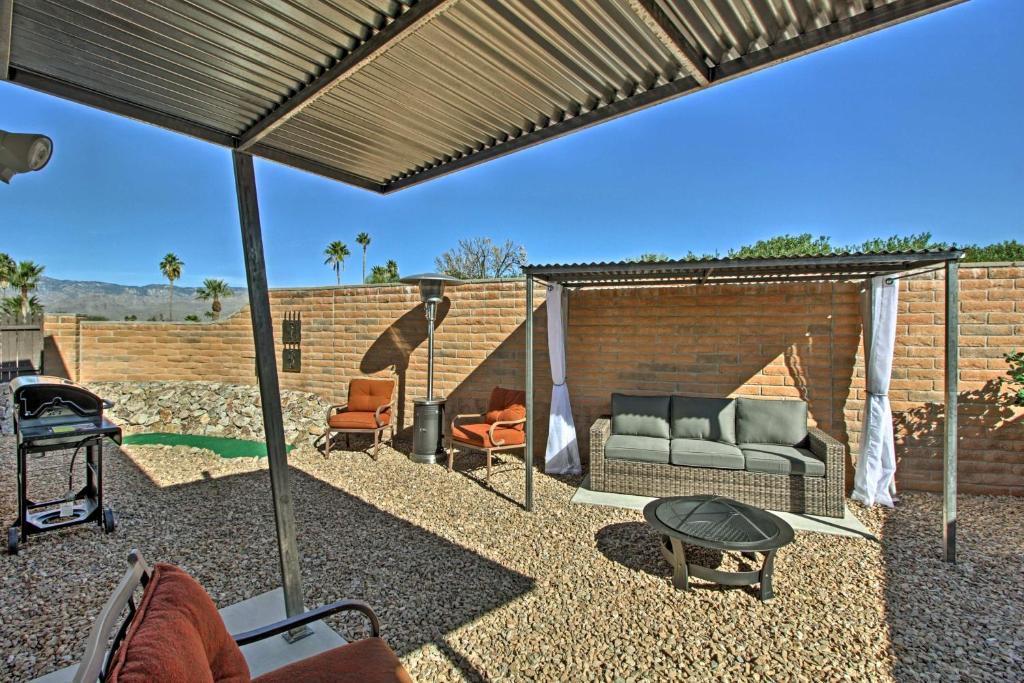 Tucson Home Landscaped Backyard, Patio and Fire Pit, Tucson (updated ...