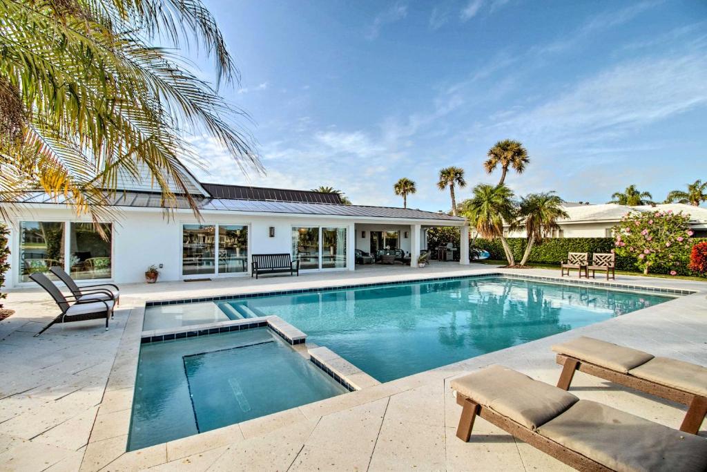 Lavish Vero Beach Escape with Pool, Patio and Dock!, Vero Beach ...
