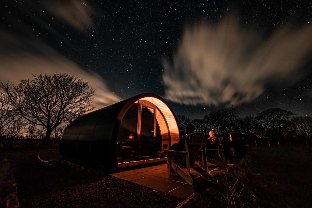 Further Space at Black Knowe, Fair Head Luxury Glamping Pods ...
