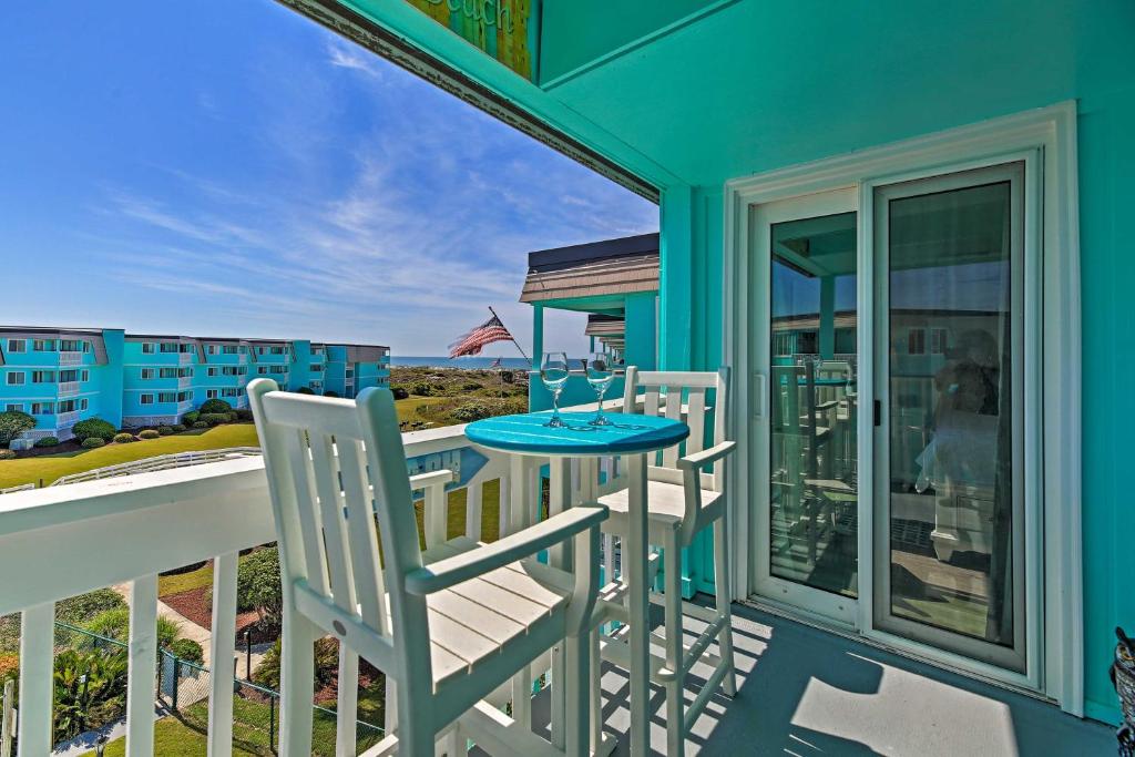 Walk to Beach Ocean-View Atlantic Beach Condo!, Atlantic Beach (updated ...