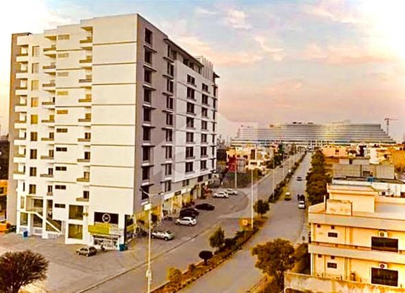 Atrium high Suite 2bed family apartment near Giga Mall, Islamabad ...