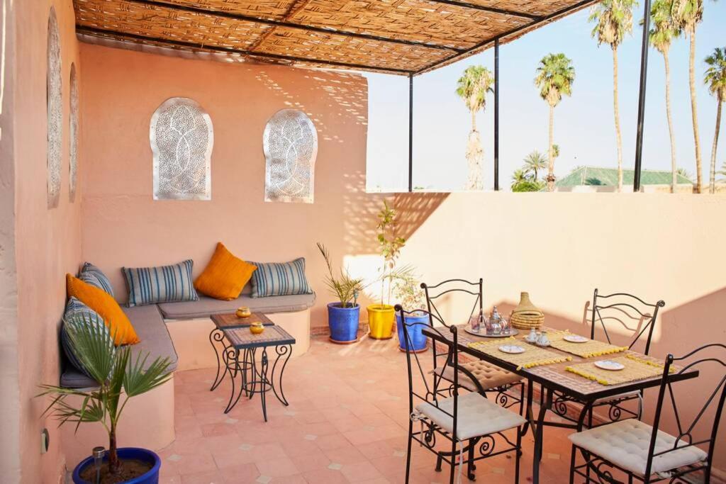 Maison Privé Rosa Au Coeur De Marrakech - Marokko