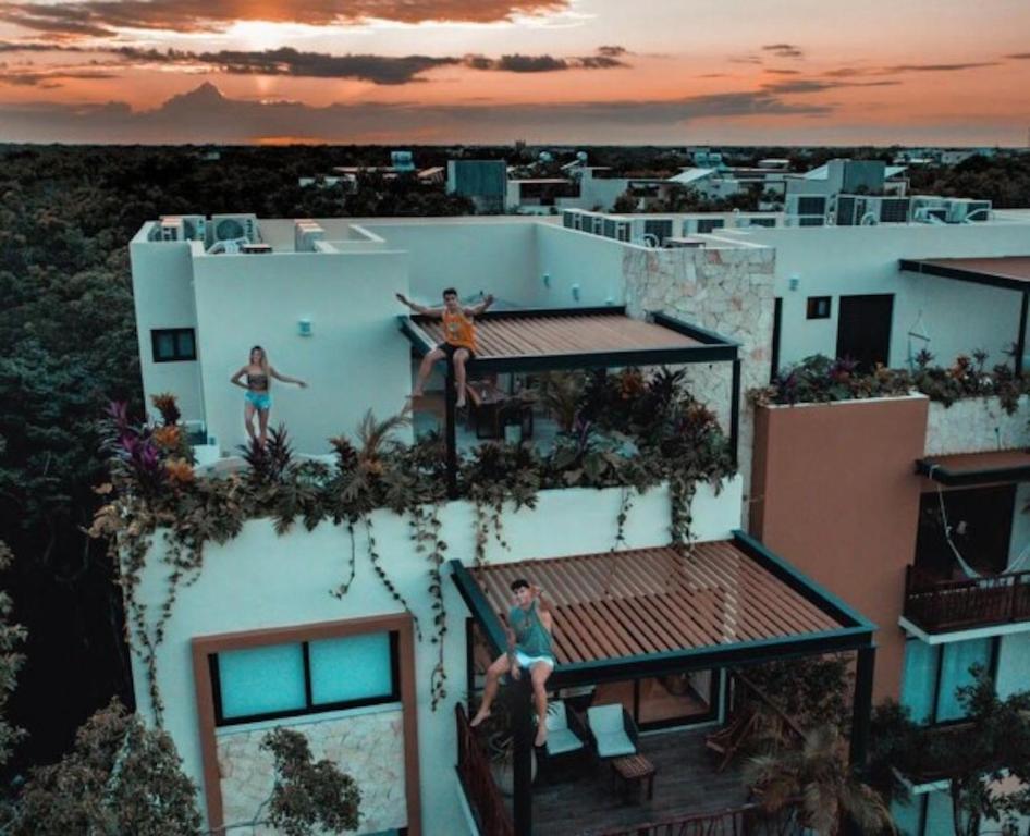 Duplex Penthouse Private Rooftop Jacuzzi - Tulum