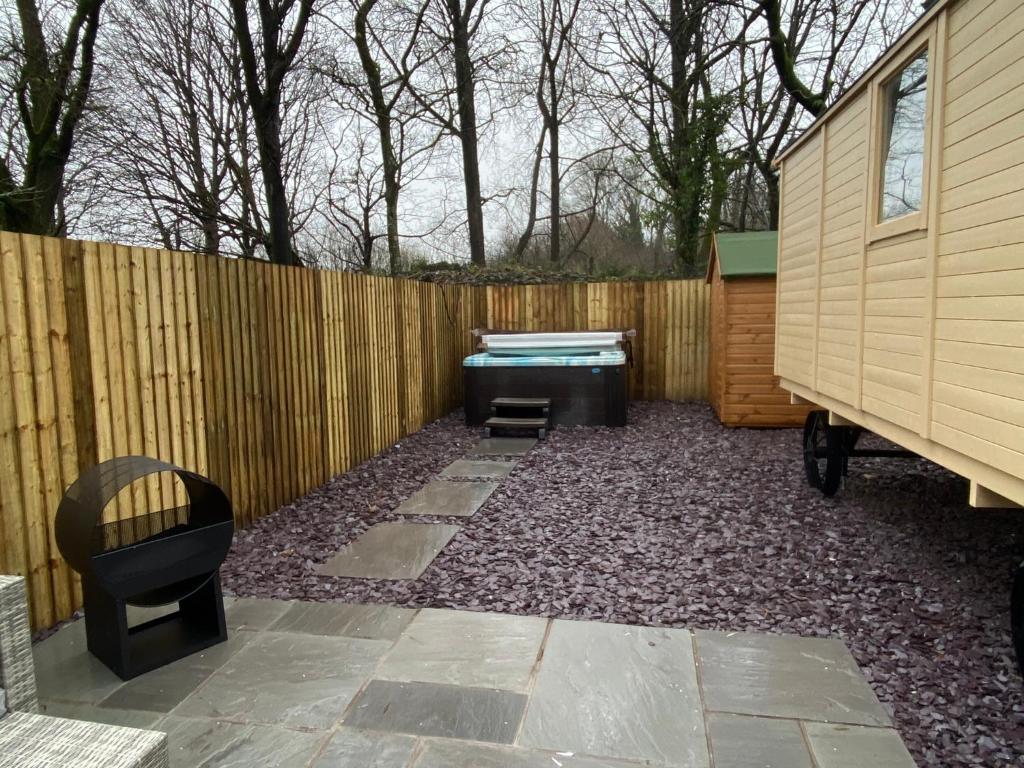 The Shepherd's Hut @ Pandy Farm | Campsite in Bridgend, United Kingdom