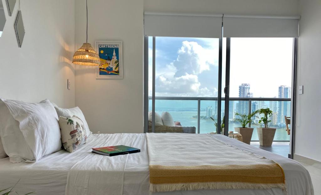 Chic Apt Avec Vue Incroyable! Immeuble De Luxe. - Cartagena