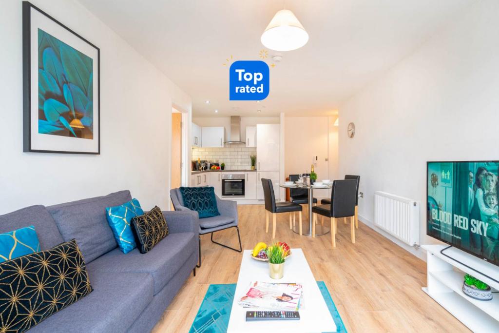 Haus Luxury 2 Bedroom Apartment, Secure Parking - Birmingham