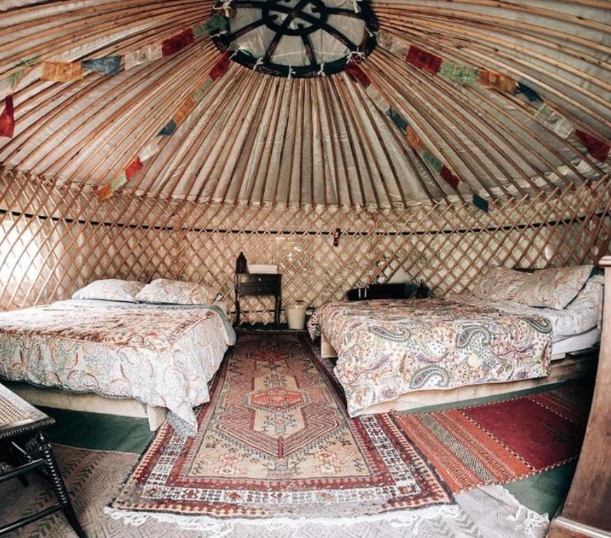 2 Luxury Yurts & Barn Kitchen Big Garden Sleeps 9, Llanelian-yn-Rhôs ...