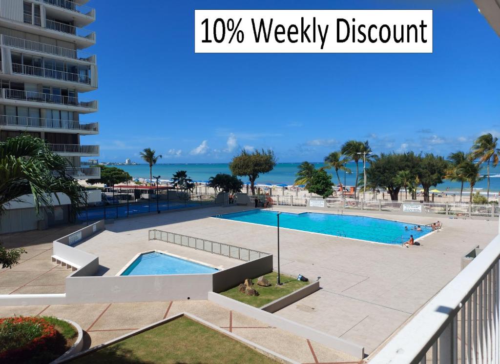Coral Beach Isla Verde Beach Front Large 1 Bedroom Apt 208 Tower 1، سان ...