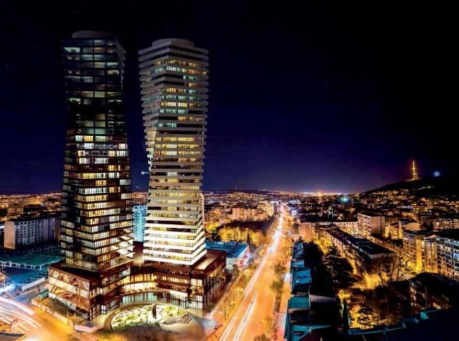 Deluxe Two-room 60m² Mountain View In Axis Towers - Tbiliszi