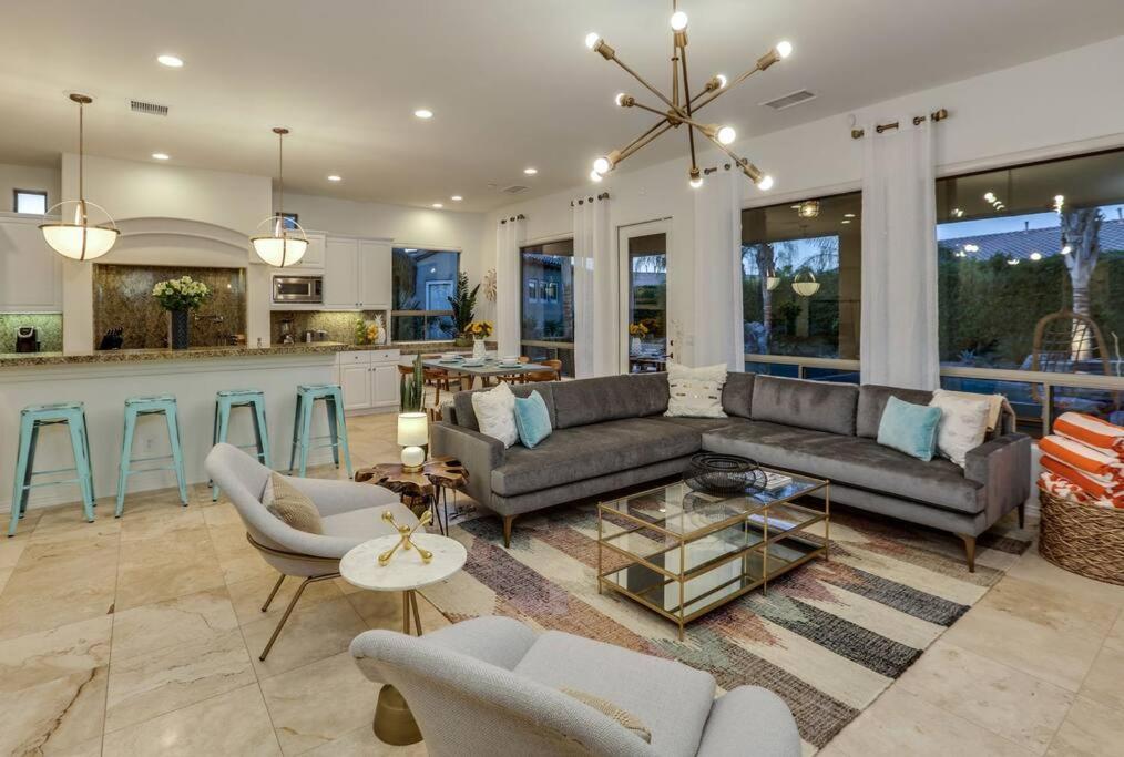Clubhouse - Modern Villa w Pool, Fire Pit & Putting Green, Indio ...