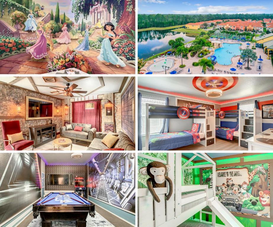 Marvelous Magical House: Amazing Themes and Pool, 5mi Disney, Kissimmee ...