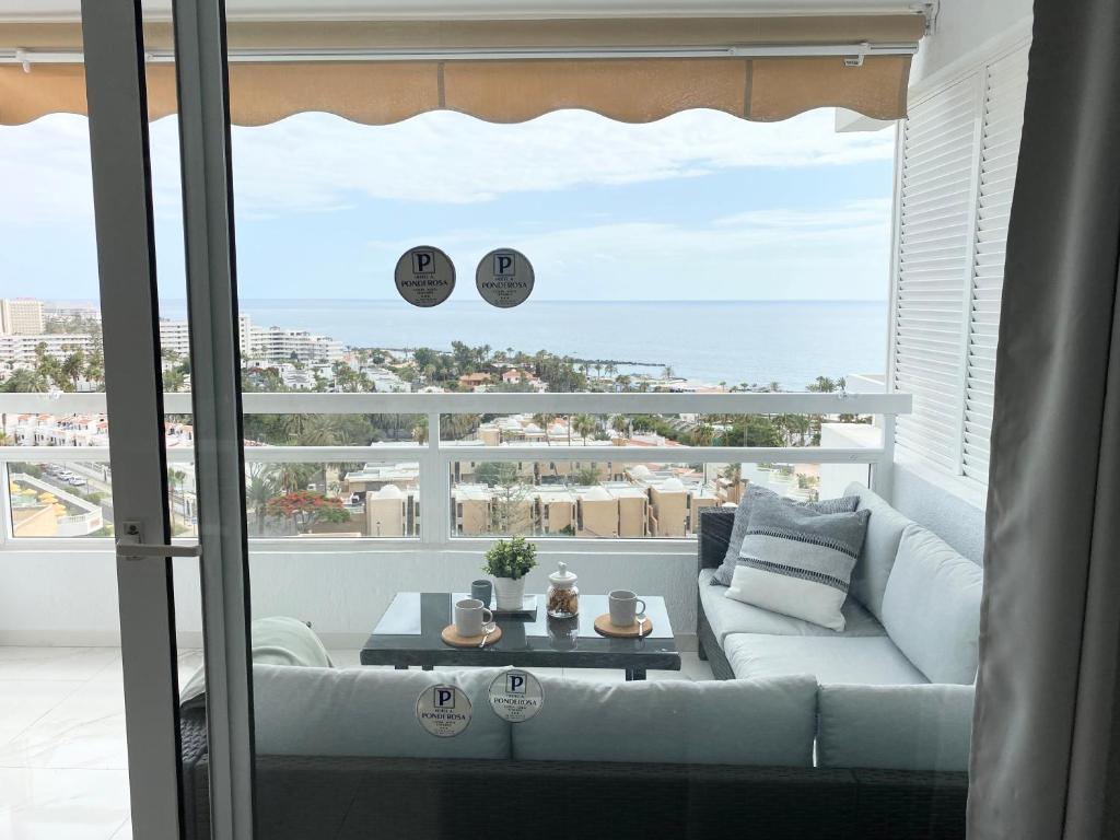 Sea view terrace in Las Americas, Playa Fañabe (updated prices 2025)