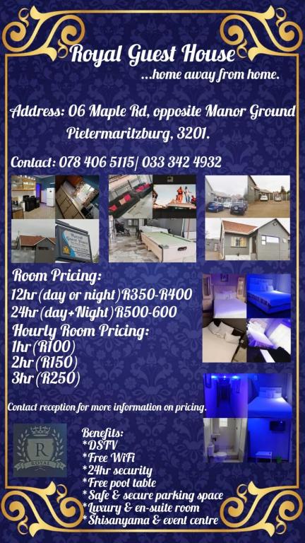 ROYAL GUEST HOUSE, Pietermaritzburg (updated prices 2025)