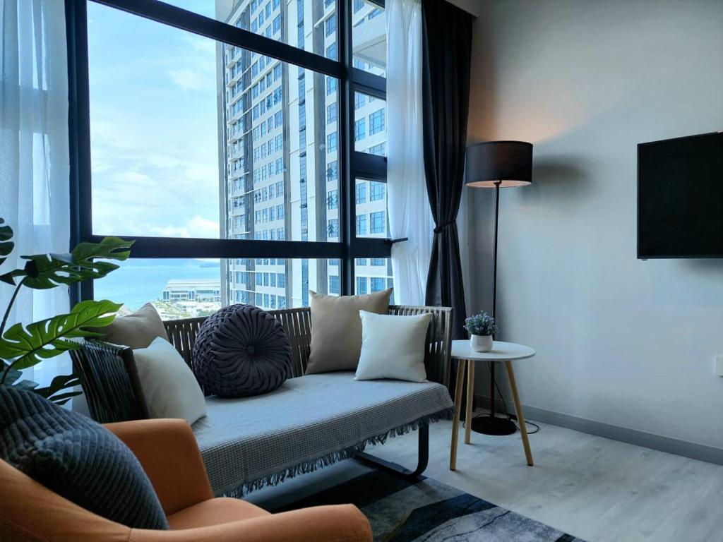 Retro 1912 Cozy Seaview 海景房源 邻近码头 加雅街 @Jq Central - Kota Kinabalu