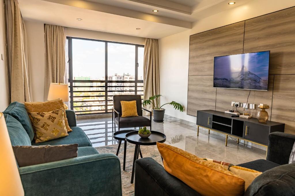 2 bedroom Furnished Apartment in Kilimani, Nairobi, Kenya with a pooll ...