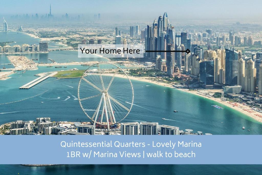 Lovely Marina 1BR w/ Marina Views and walk to beach, Dubai (updated ...