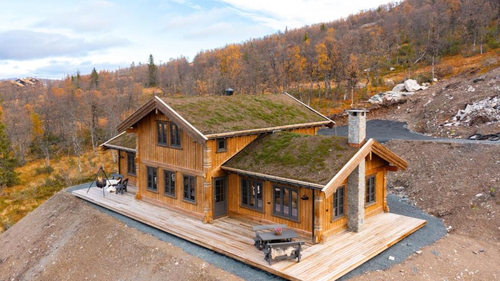 Eksklusiv og nyoppført hytte med eventyrlig beliggenhet & utsikt - Ski ...