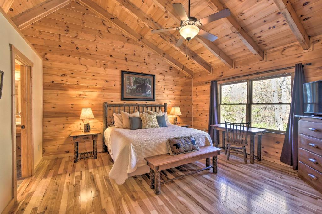 Log Cabin Master Bedrooms