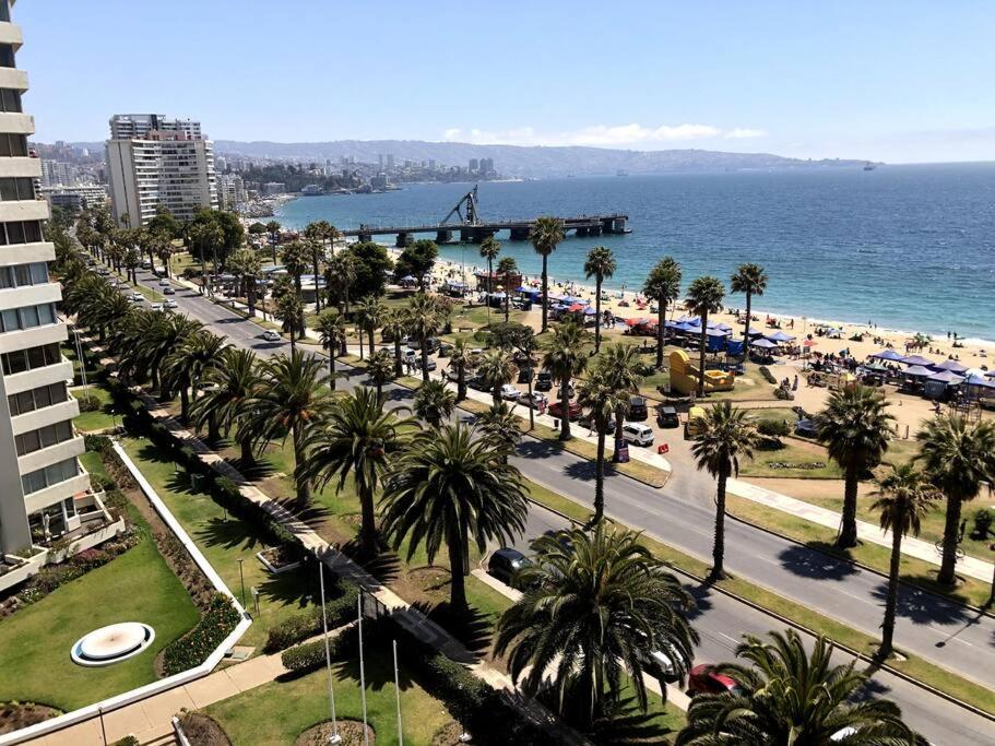 Departamento vista al mar frente a playa El Sol, Viña del Mar ...
