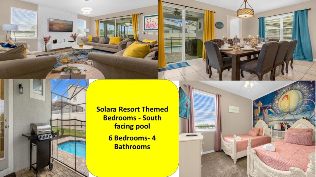 Solara Resort Themed Bedrooms - South facing pool, Kissimmee (updated ...