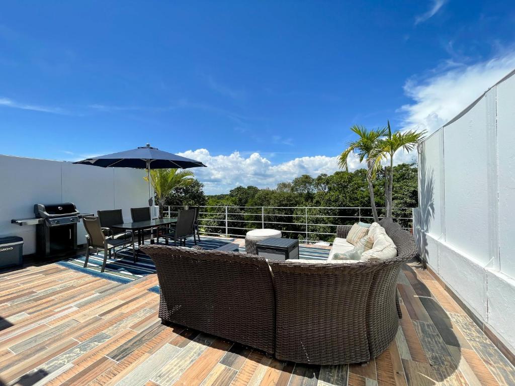 New Increíble Terraza Bbq Golf - Parking - Wifi - Playa del Carmen
