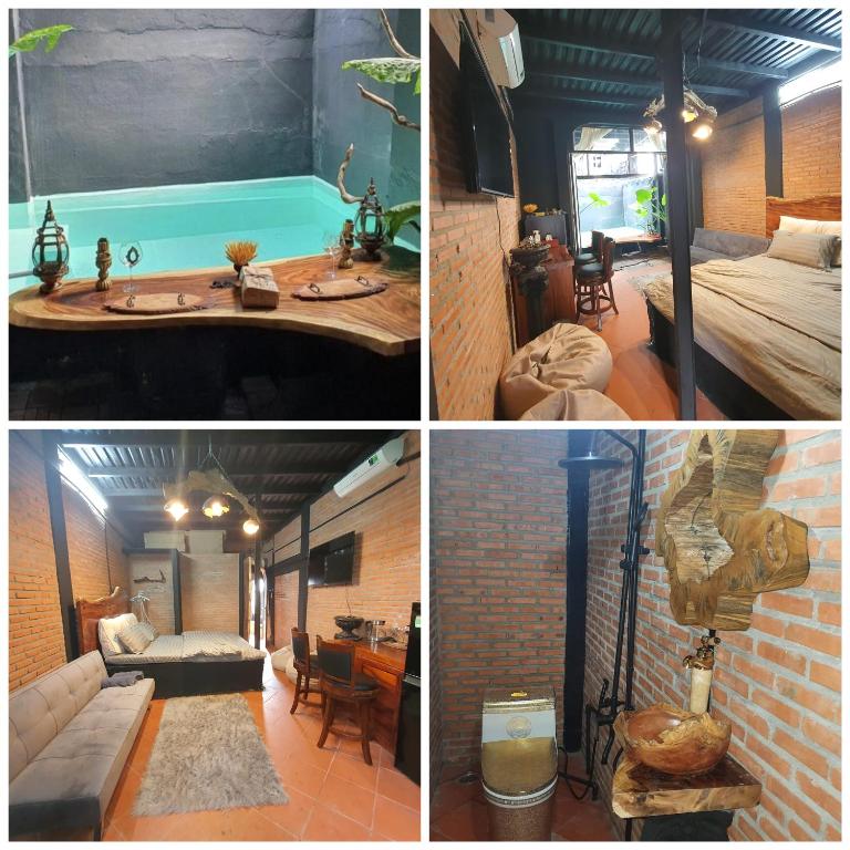Home stay Inner private mini pool 3m wide & toilet inside room, Ho-Chi ...