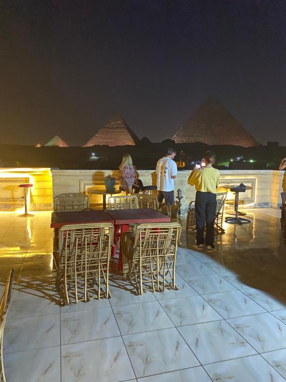 the lotus pyramids view - Cairo