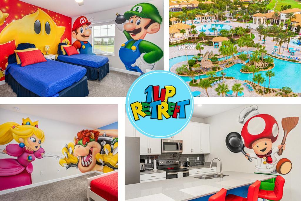 1upRetreat - Super Mario Themed Townhome in Champions Gate, FL ...