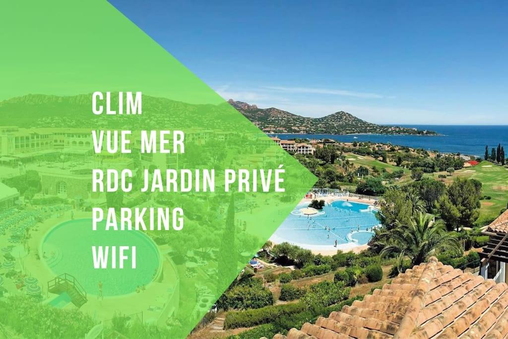 Apartment Studio Green Apple Cap Esterel, private garden, sea view ...