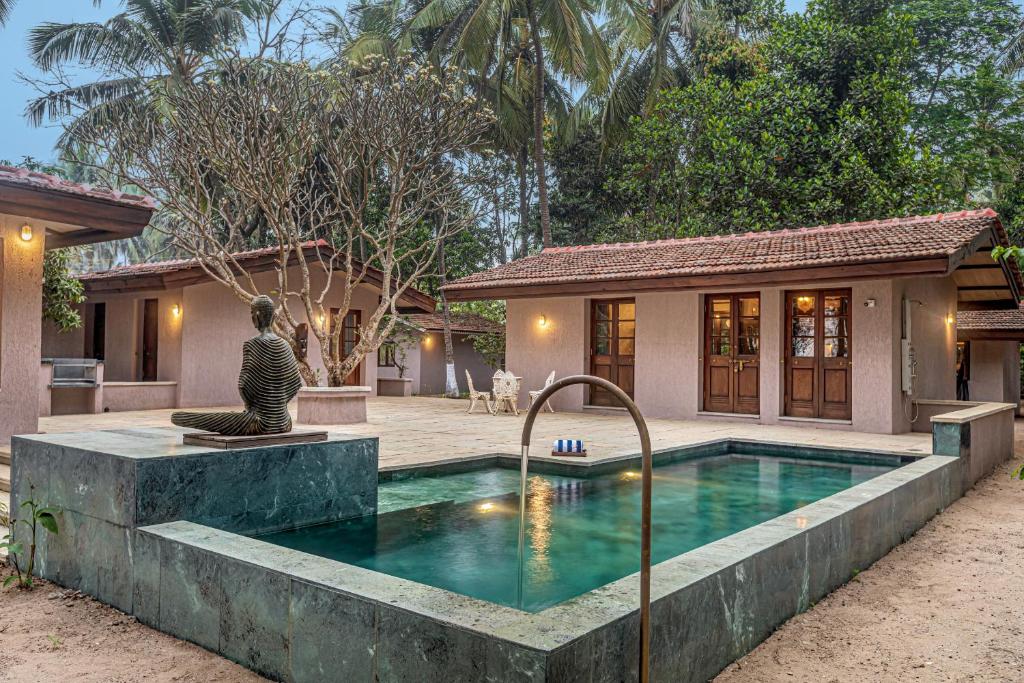 SaffronStays Bay Watch - 3BR beachfront pool villa with bonfire, gazebo ...