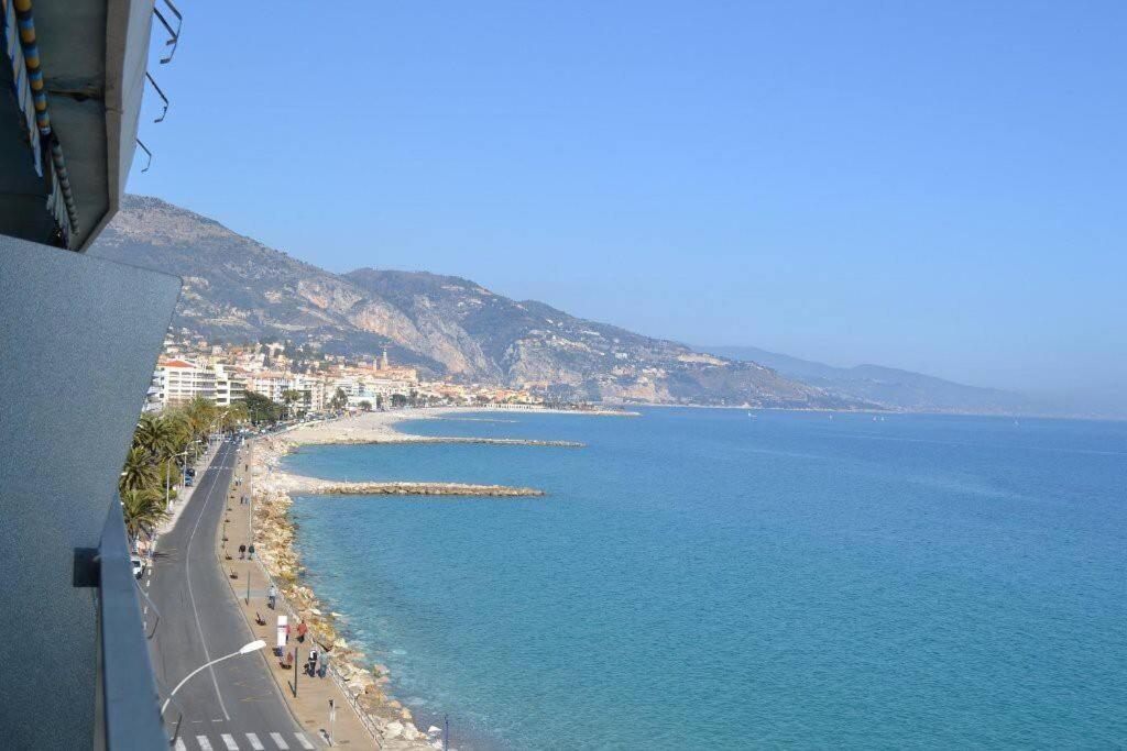Menton front bord de mer Côte d'Azur Florentina sea view French Riviera ...