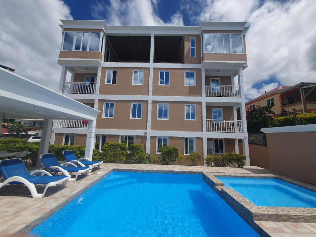 VIP Residence - Ocean & Pool view Lovely 2-Bedroom Apartment, Roseau ...