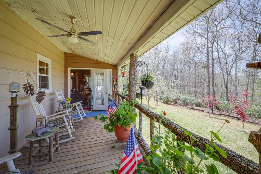 North Carolina Getaway with Covered Porches and Patio, Burnsville ...