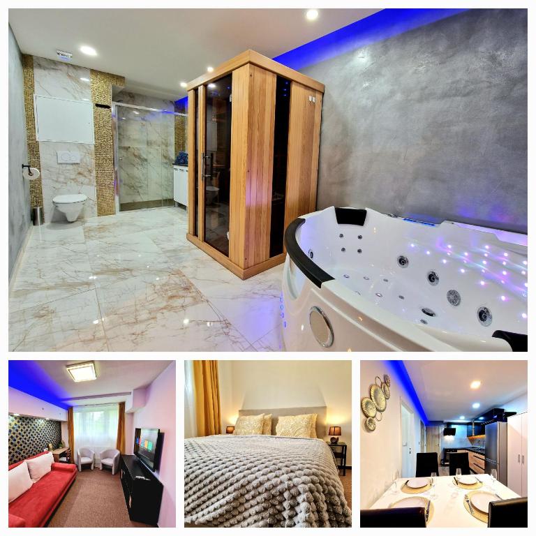 Wellness Gold apartment with Private SAUNA & JACUZZI, Prag ...