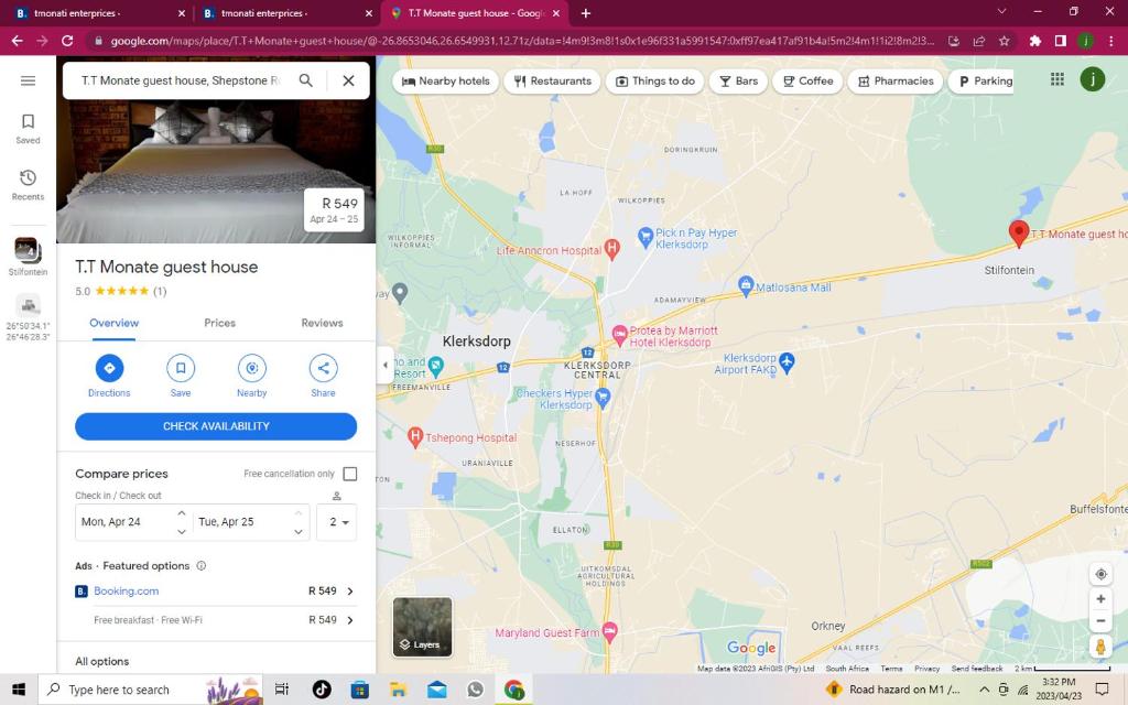 tmonati enterprices, Stilfontein (updated prices 2024)