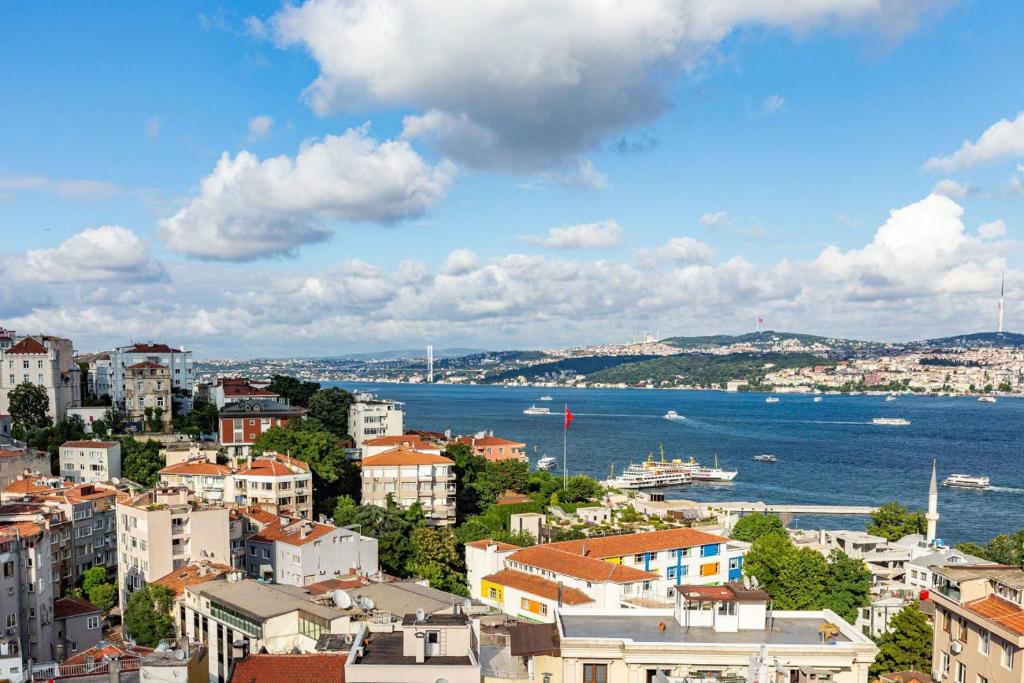 Central Apartment with Bosphorus View in Cihangir, Istanbul, Turkey ...