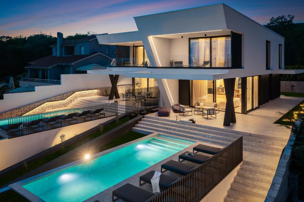 Luxury Villa Ander with Pool, Kostrena (updated prices 2025)