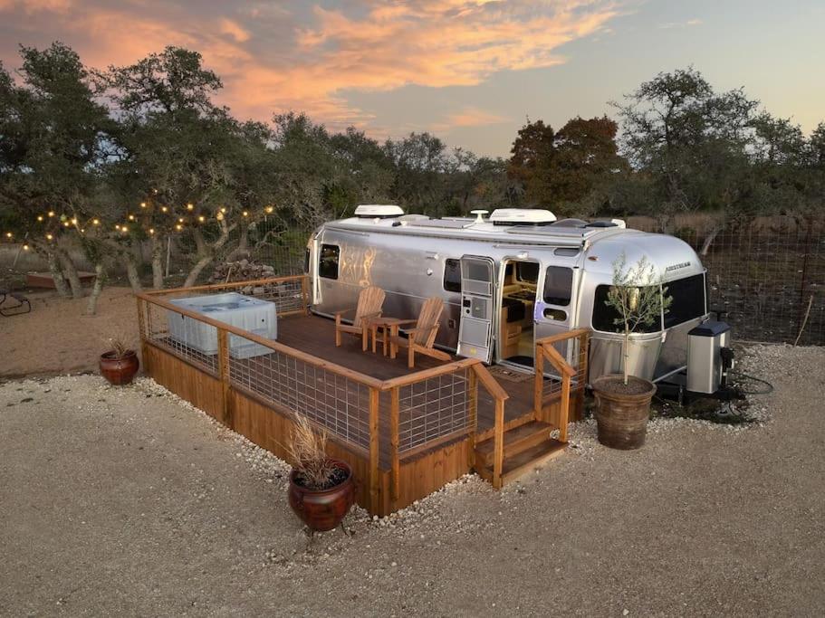 Campground Airstream Getaway - Hot Tub & Fire Pit, Luckenbach, TX ...