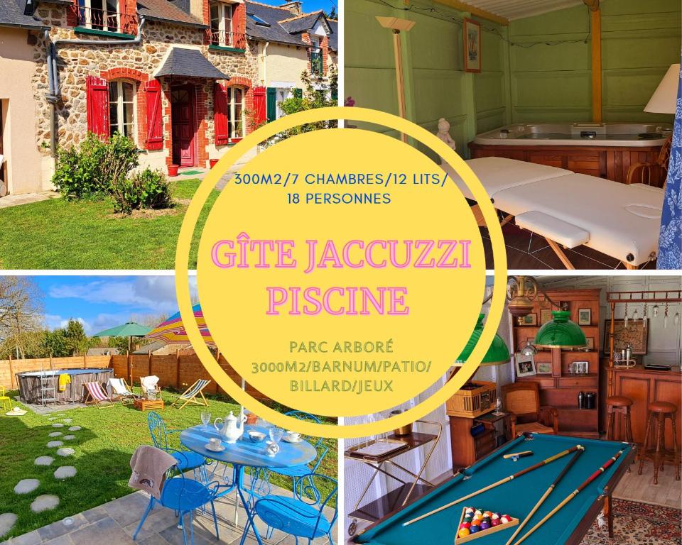 Grand Gîte & Parc De Loisir- 20 Personnes- 13 Lits - Merdrignac