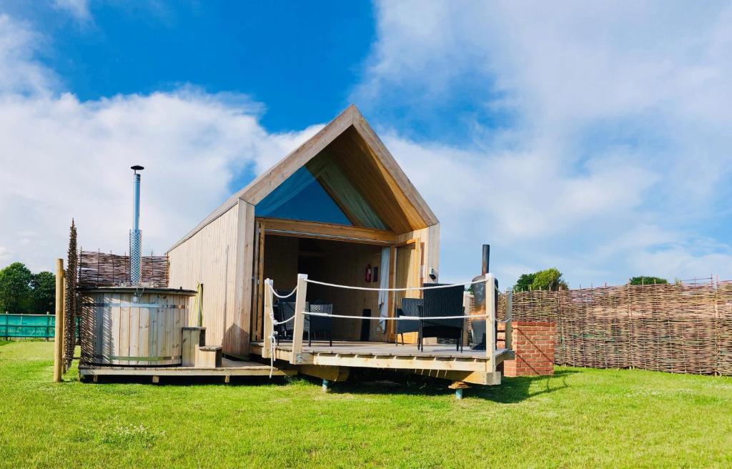 Lushna 1 Mezzanine at Lee Wick Farm Cottages & Glamping, Clacton-on-Sea ...