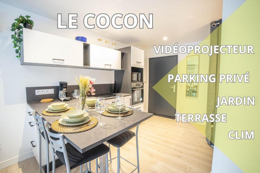 NEW Le Cocon-Clim-Vidéoprojecteur-Parking-Wifi-TOP PROS Conciergerie Montpellier, Montpellier ...