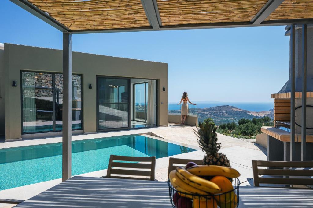 Sigma Villa, Private Swimming Pool Garden, Panoramic Sunset, Rethymno ...