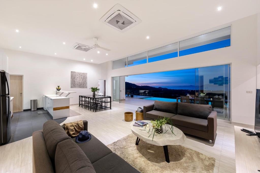 Sea-View Villa Grande Siesta - 3 Bedroom - Bophut, Amphoe Koh Samui ...