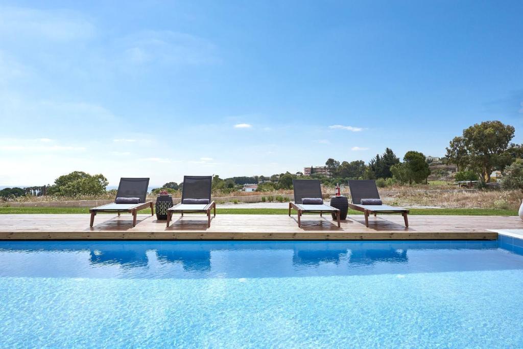 Luxury Rhodes Villa - Amina Villa - Sea View - Private Swimming Pool ...