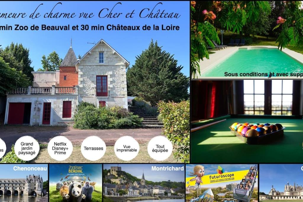 Demeure vue sur Cher/Château, 5 min Zoo de Beauval, Seigy (updated ...