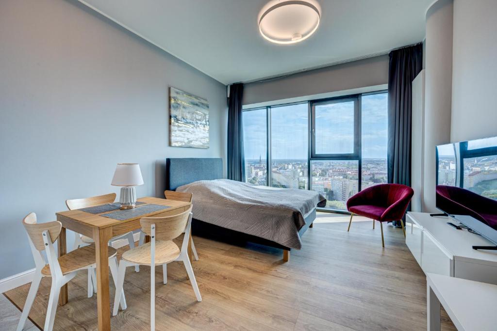 HANZA TOWER Swimming Pool & Spa 18 floor great view studio, Stettin ...